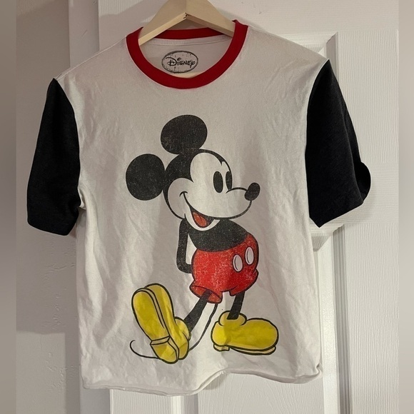 Disney | Tops | Disney Mickey Mouse Cropped Top | Poshmark